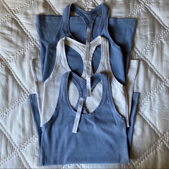 lululemon athletica | Tops | Lululemon Racerback Blue Denim Dye | Poshmark